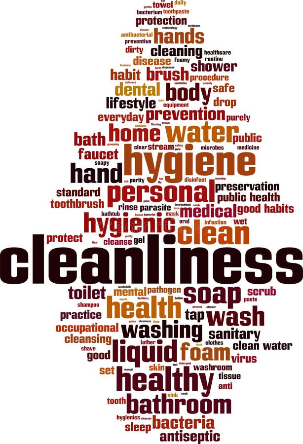 Sanitation word cloud stock vector. Illustration of cloud - 199242234
