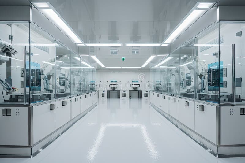 Cleanroom with Robots Performing Complex Surgical Procedures ...