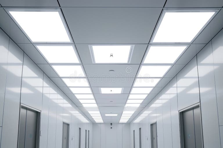 Cleanroom Symmetry: Balanced Panel Placement. Stock Illustration ...
