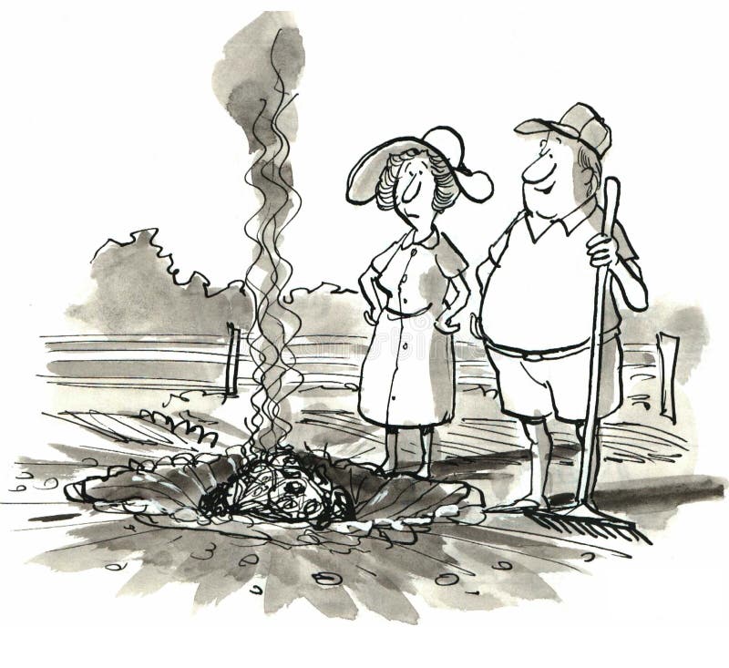 Fall Cleanup Funny Stock Illustrations – 13 Fall Cleanup Funny Stock ...