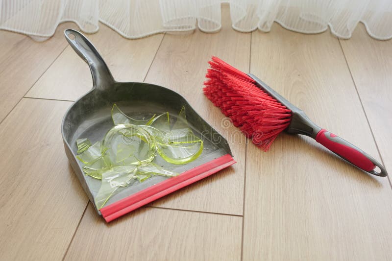 Cleanup Tools Needed when Dealing with Broken Glass on the Floor for ...