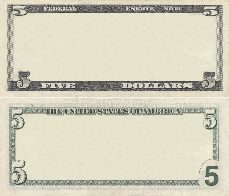 Dollar Bill Border Template