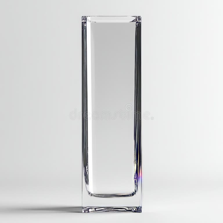 Clear Acrylic Cube: a Clean, Square Acrylic Cube with Angled Edges ...