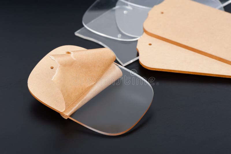 Clear acrylic template stock image. Image of factory - 188695707