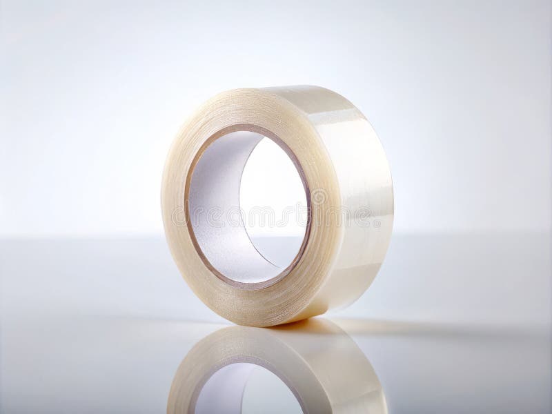 Clear Adhesive Tape Close-up: a Versatile Material for Crafts, DIY ...