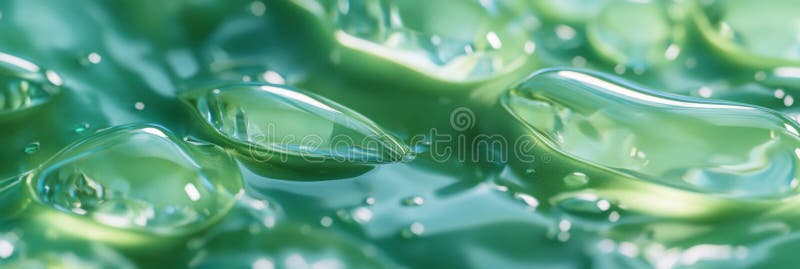 Clear Aloe Gel Texture with Smooth Surface and Subtle Light Refraction ...