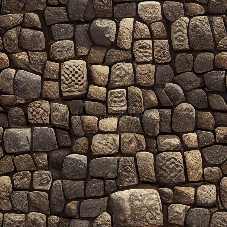 Clear Aztec Stone Wall Texture for Backgrounds and Designs Stock ...
