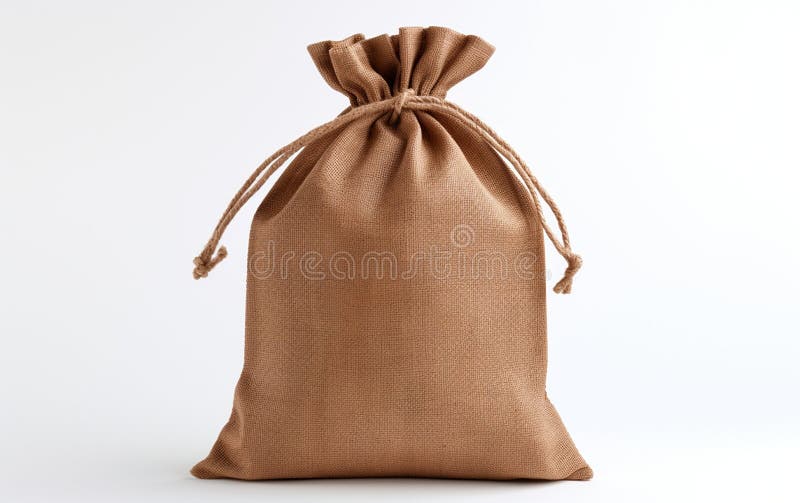 Clear Background: Empty Burlap Sack Stock Illustration - Illustration ...