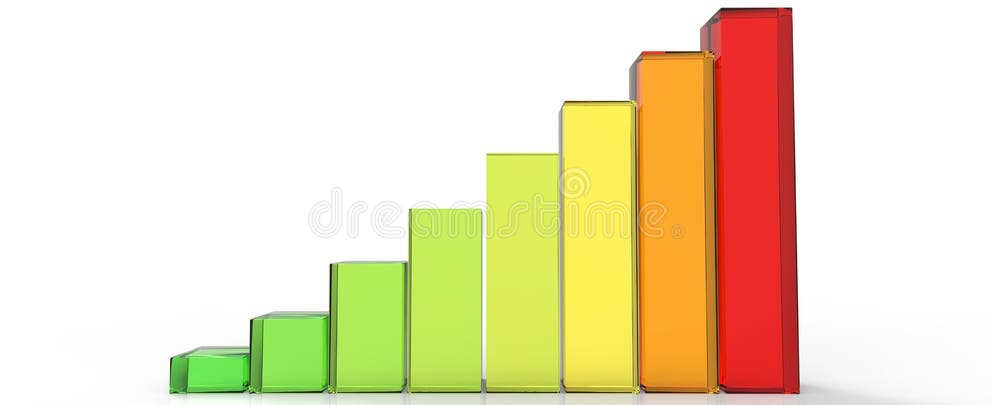 Clear Bars and Charts - Side View Stock Illustration - Illustration of ...