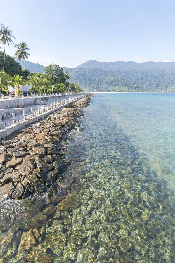 Clear beach stock image. Image of malaysia, sail, national - 42120009