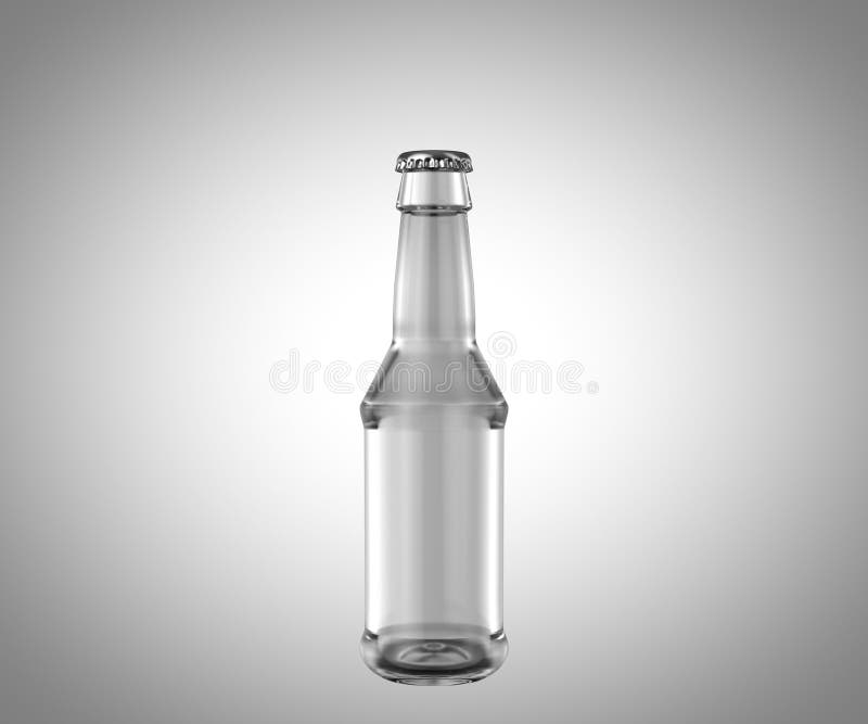 Clear Beer Bottle stock illustration. Illustration of precipitation ...