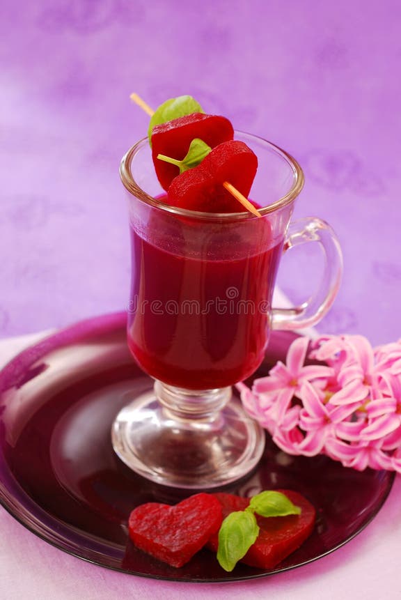 Clear beet soup in glass stock image. Image of soup, appetizer - 18524507