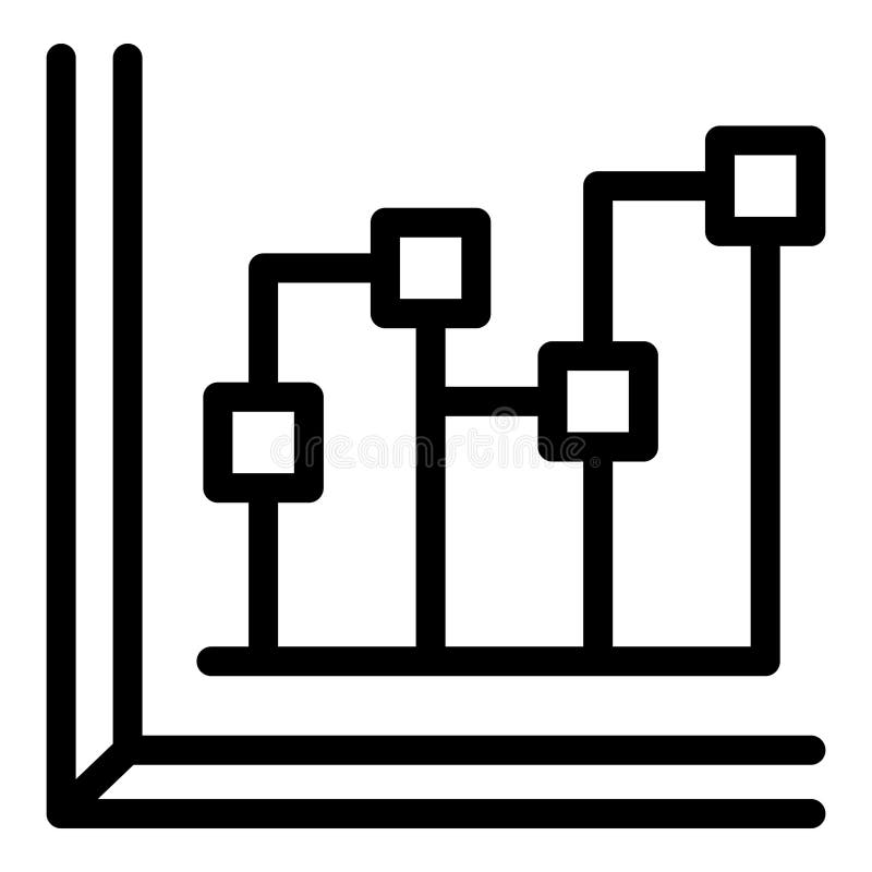 Clear, Black Outline Representation of a Line Graph, Ideal for Business ... Clear, Black Outline Representation of a Line Graph, Ideal for Business ...