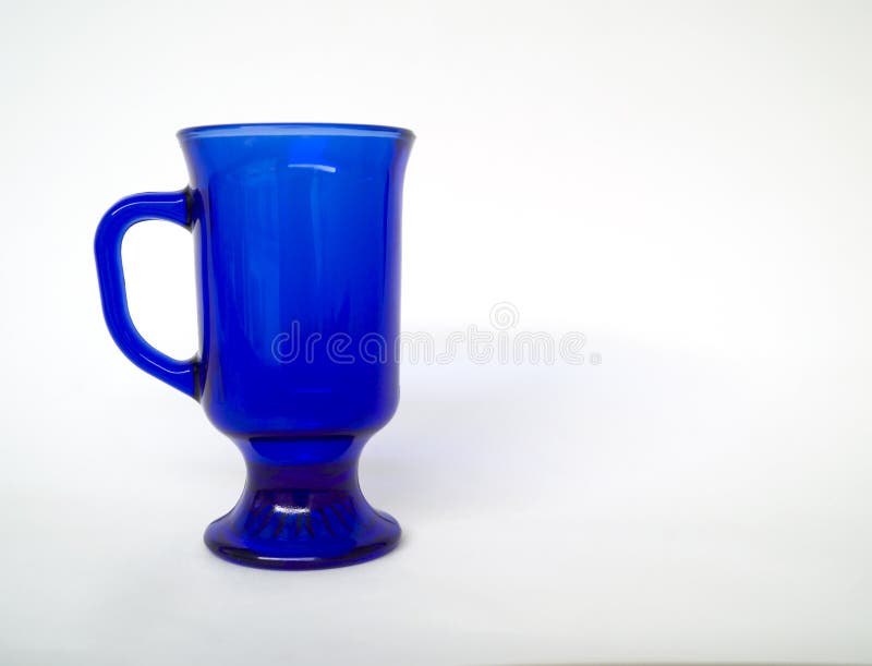 Clear Blue Cup stock image. Image of coffee, beverage - 41839775