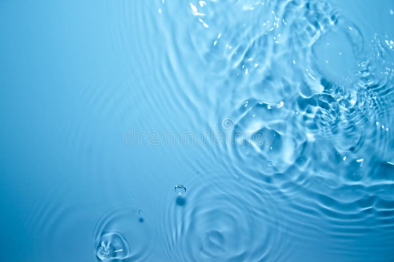 Clear Blue Natural Waves with a Shimmer Stock Photo - Image of flow ...