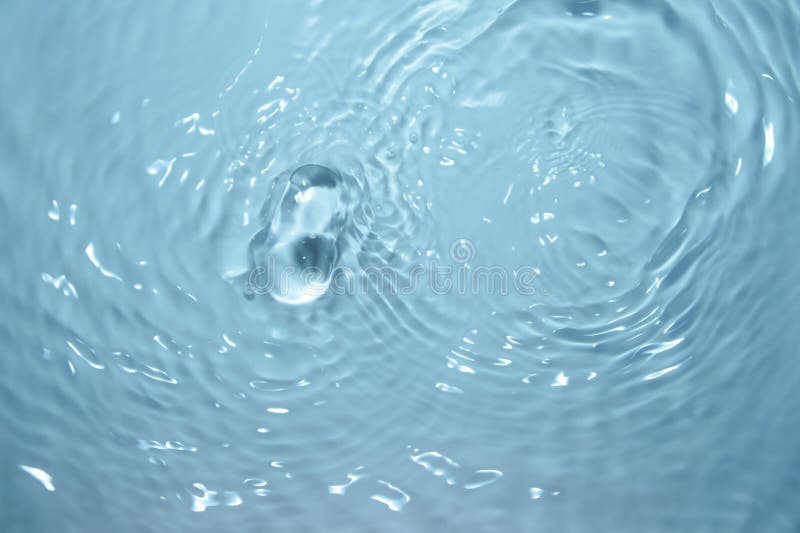 Clear Blue Natural Waves with a Shimmer Stock Photo - Image of light ...