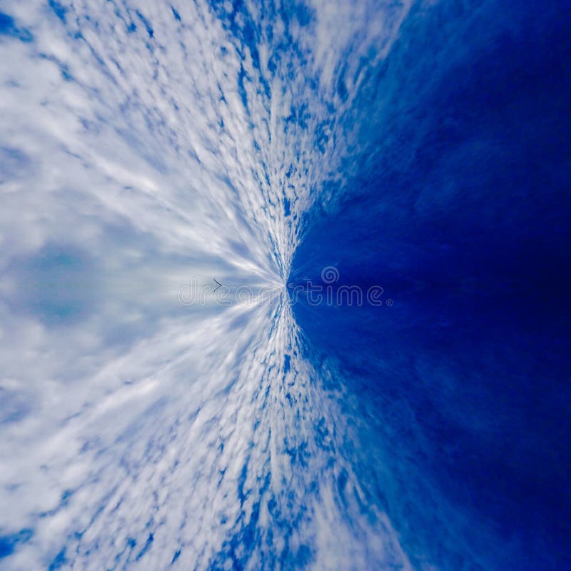 Clear Blue Skies White Grey Clouds Abstract Art Stock Image - Image of ...