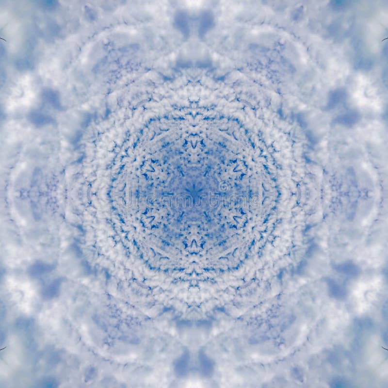 Clear Blue Skies White Grey Clouds Abstract Art Stock Image - Image of ...