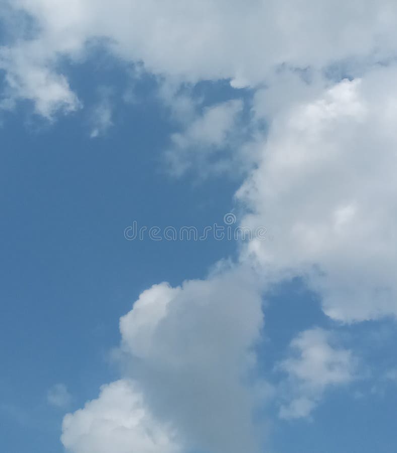 Clear Blue Sky during the Afternoon Stock Image - Image of blue ...