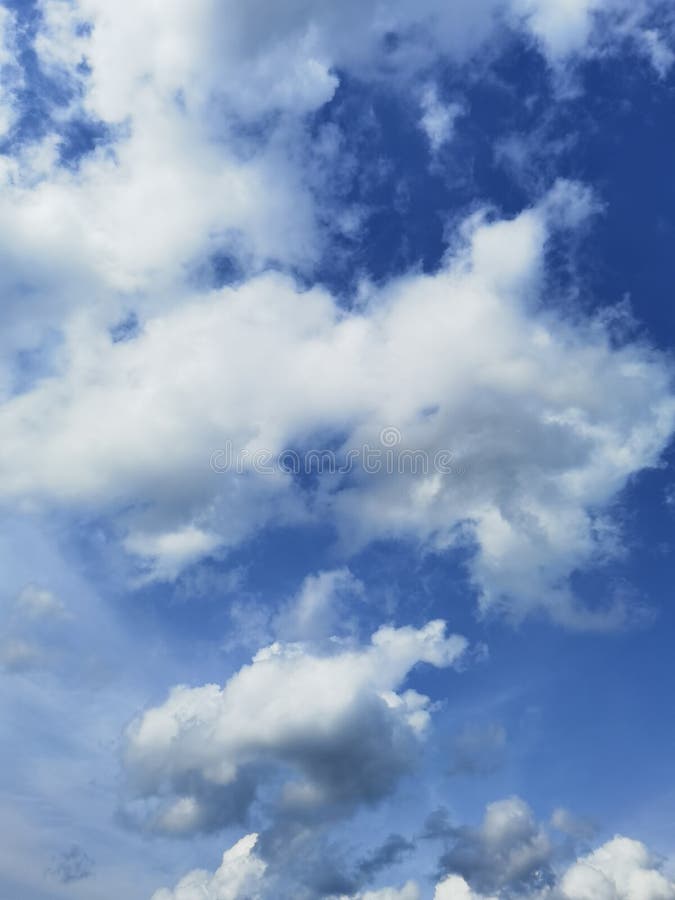 Clear Blue Sky Background,clouds with Background, Blue Sky Background with Tiny Clouds. White ...