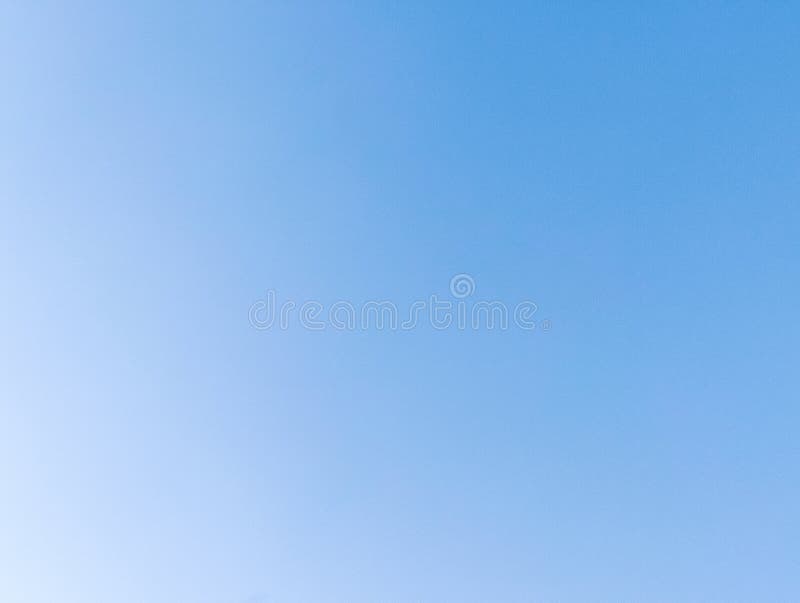 Clear Blue Sky Background, Plain Blue Sky Texture, Minimalist Sky with ...