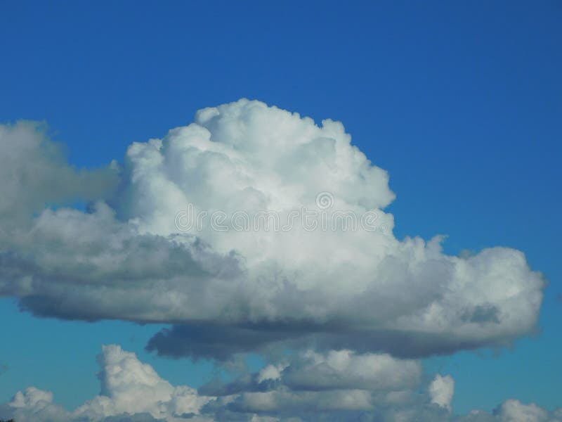 Blue Sky and Clouds in a Sunny Day in Grow Stock Photo - Image of ...