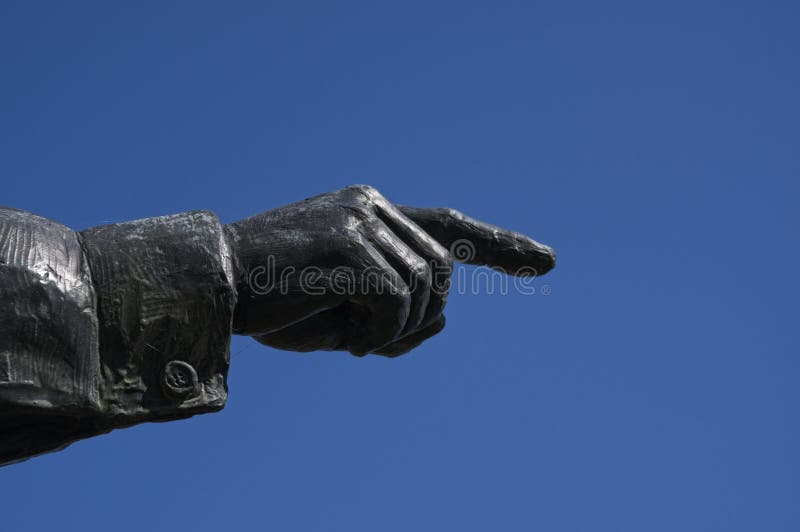 Clear Blue Sky Finger Pointing Right Stock Photos - Free & Royalty-Free ...