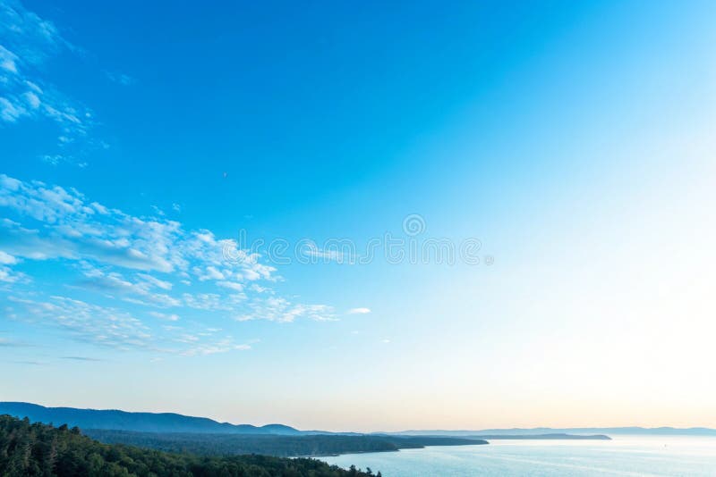 Clear Blue Sky with No Clouds Stock Illustration - Illustration of ...