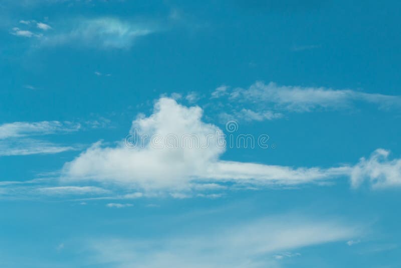 Clear Blue Sky with Plain White Cloud with Space for Text Stock Image ... Clear Blue Sky with Plain White Cloud with Space for Text Stock Image ...