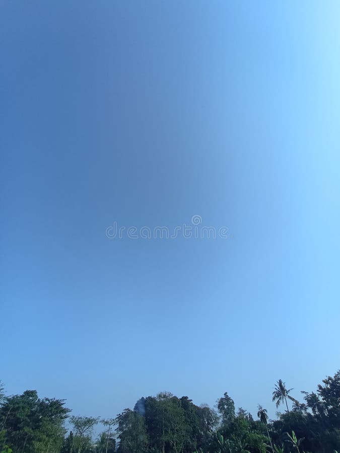 Clear Blue Sky without Pollution and White Clouds Stock Image - Image ...