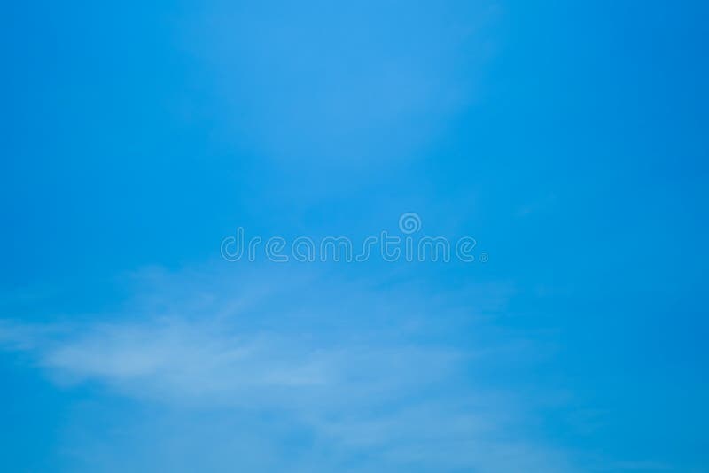 Clear Blue Sky with Slightly White Cloud Stock Image - Image of ...