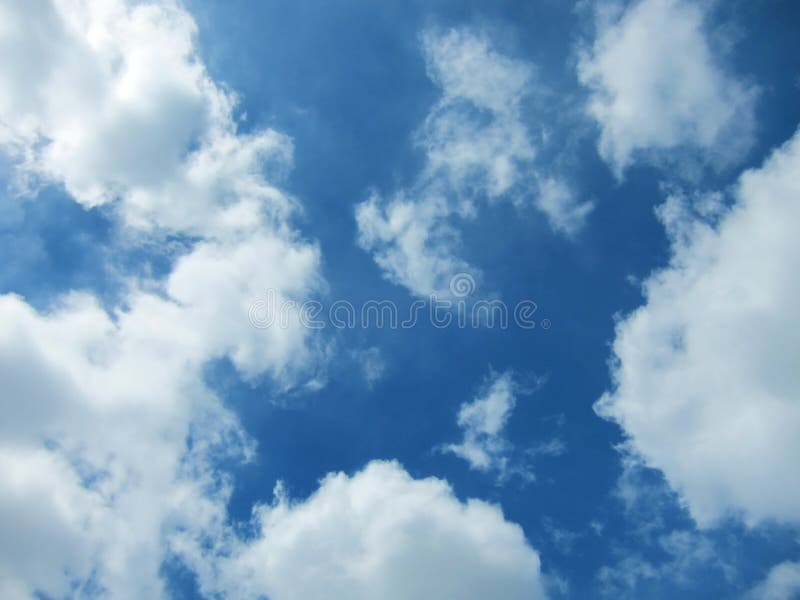 Blue Sky stock image. Image of outdoors, forecast, clouds - 2442043