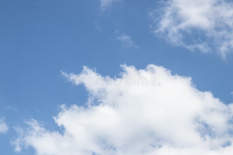 Clear Blue Sky on a Sunny Day Stock Image - Image of climate, nature ...