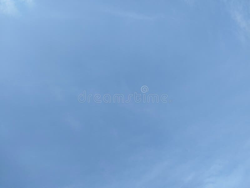 Clear Blue Sky with Thin Cloud Texture Stock Image - Image of thin ...