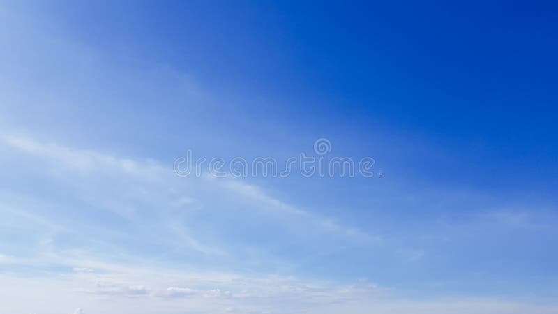 Clear Blue Sky with White Cloud Background. Clearing Day and Good ...