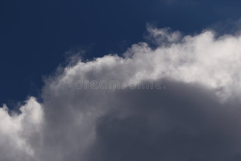 Dramatic Thunder Storm Clouds at Dark Sky Stock Photo - Image of blue ...
