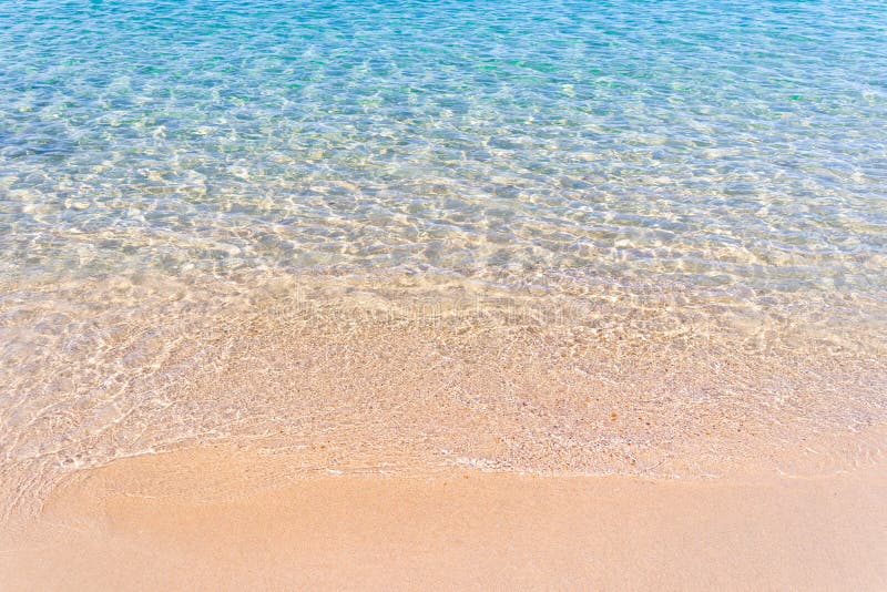 Clear Blue Transparent Tropical Summer Beach Water Background Stock ...