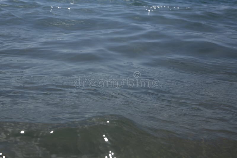 Clear Blue Water at the Beach on a Summer Day, Blue Ocean and ...