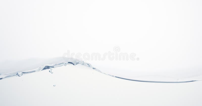Clear Blue Water Waves and Splashes Side View Stock Photo - Image of ...