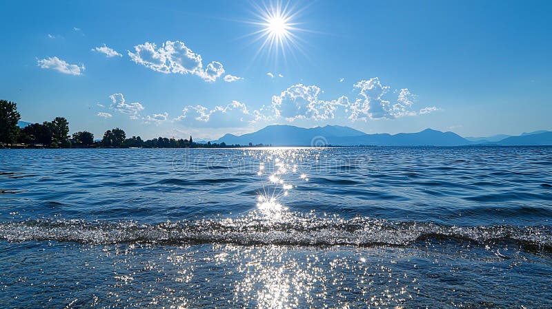 A clear and boundless sky stock illustration. Illustration of horizon ...