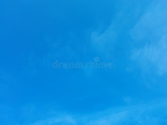 Clear Bright Blue Sky, Creative Background Stock Image - Image of blue ...