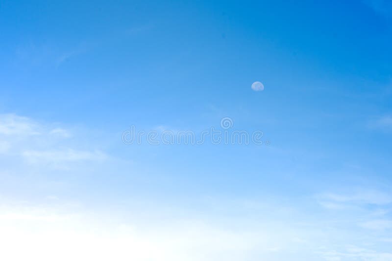 Clear Bright Sunny Day with Clear Blue Sky and No Obstacles Stock Photo ...