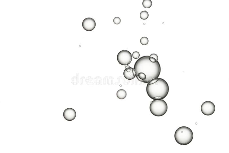 Clear Fizz Isolated Over White Stock Image - Image of bubble ...