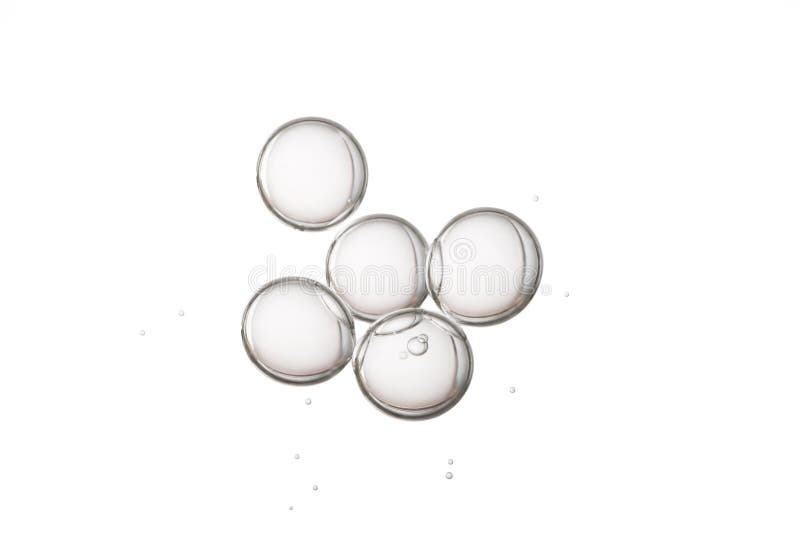 Clear bubbles over white stock illustration. Illustration of abstract ...