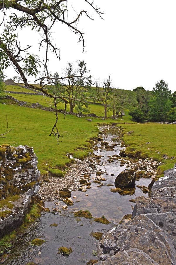 Chrystal Clear Stream Near Malham Cove in Yorkshire Stock Photo - Image ...