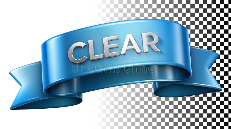 CLEAR Button 3D Icon User Interface Graphic Design Element Png ...