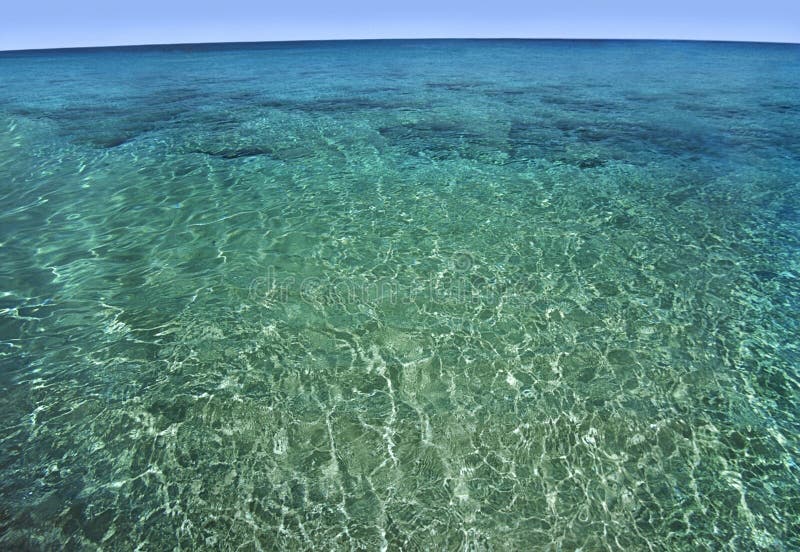 Caribbean Water Trampoline and Beach Stock Photo - Image of cozumel ...