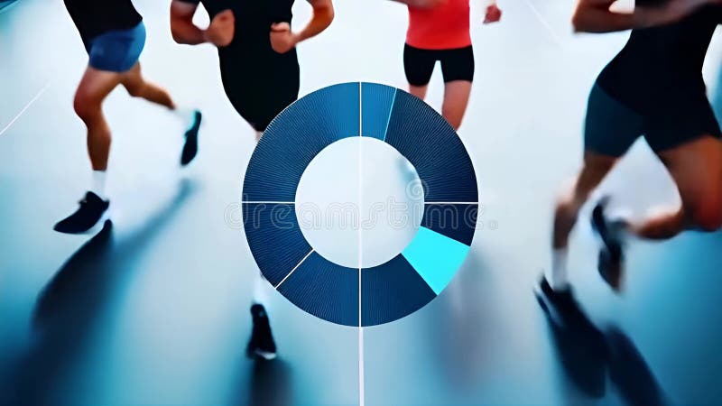 A Clear Circle Chart with Segments Representing Different Data Points ...