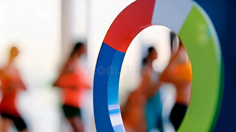 A Clear Circle Chart with Segments Representing Different Data Points ...