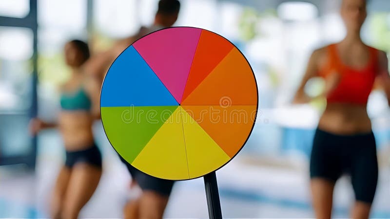 A Clear Circle Chart with Segments Representing Different Data Points ...